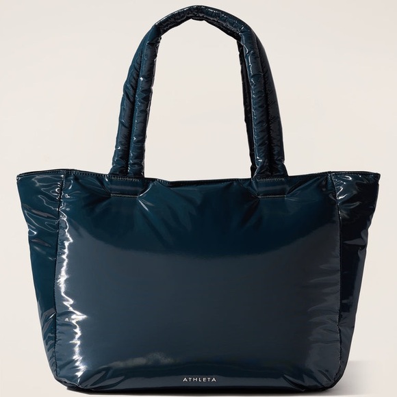 Athleta | Bags | All About Shine Puff Tote Bag | Poshmark